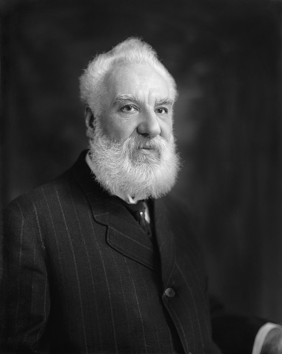 Alexander Graham Bell, Harris & Ewing, 1920 – Glasshouse Images/Stone ...